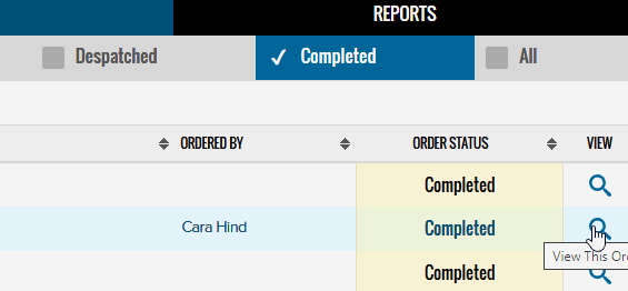How do I view proof of delivery on Optimise?